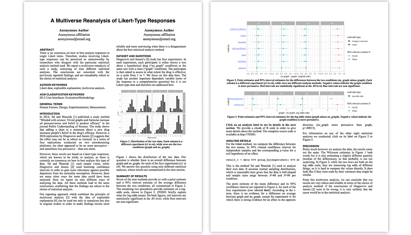 Explorable Multiverse Analyses